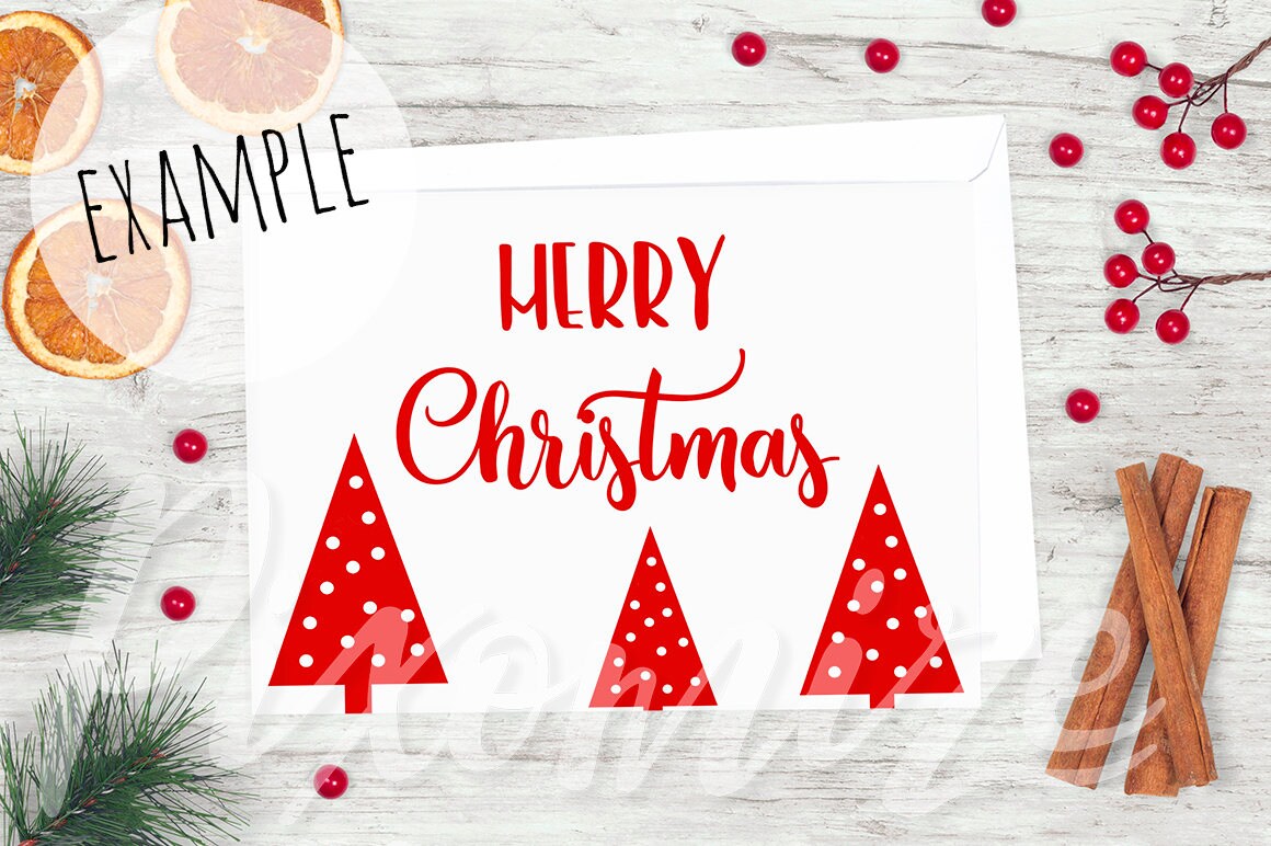 Horizontal Christmas Mockup Card Mock Up Photo Rustic | Etsy