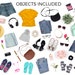 Fashion Scene Creator, T-shirt Mockup With Movable Objects (PSD) - Etsy