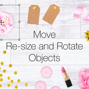 Party Scene Creator, Moveable Mockup, Card Mockup With Moveable Objects ...