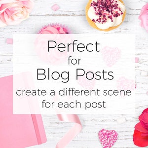 Valentines Scene Creator, Movable Mockup, Valentines Card Mock Ups ...