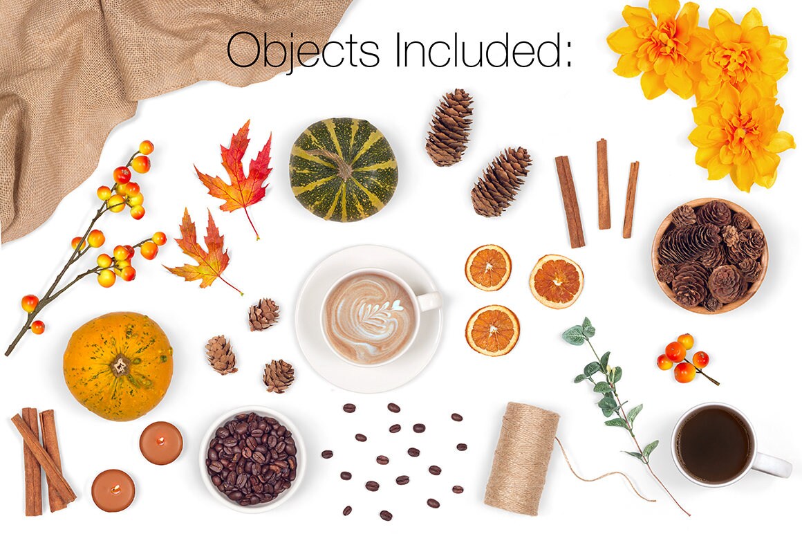 Fall Scene Creator Autumn Mockup Creator With Movable Props | Etsy