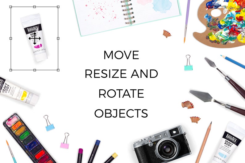 Art Scene Creator Artist Mockups Movable Scene Generator - Etsy