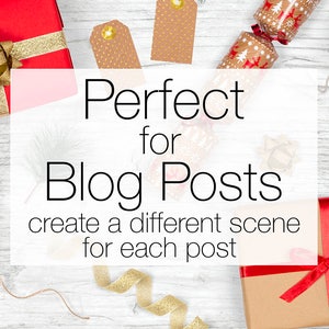 Christmas Scene Creator, Winter Movable Mockup, Christmas Mockup ...