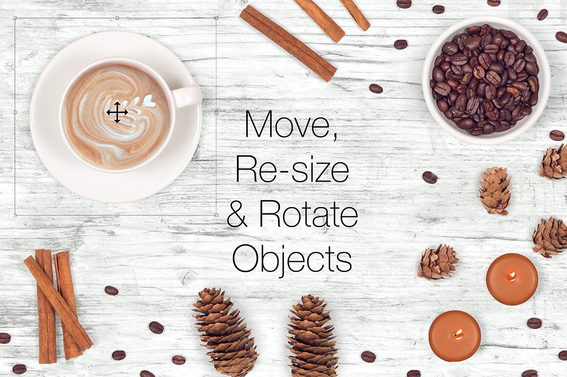 Fall Scene Creator Autumn Mockup Creator With Movable Props | Etsy