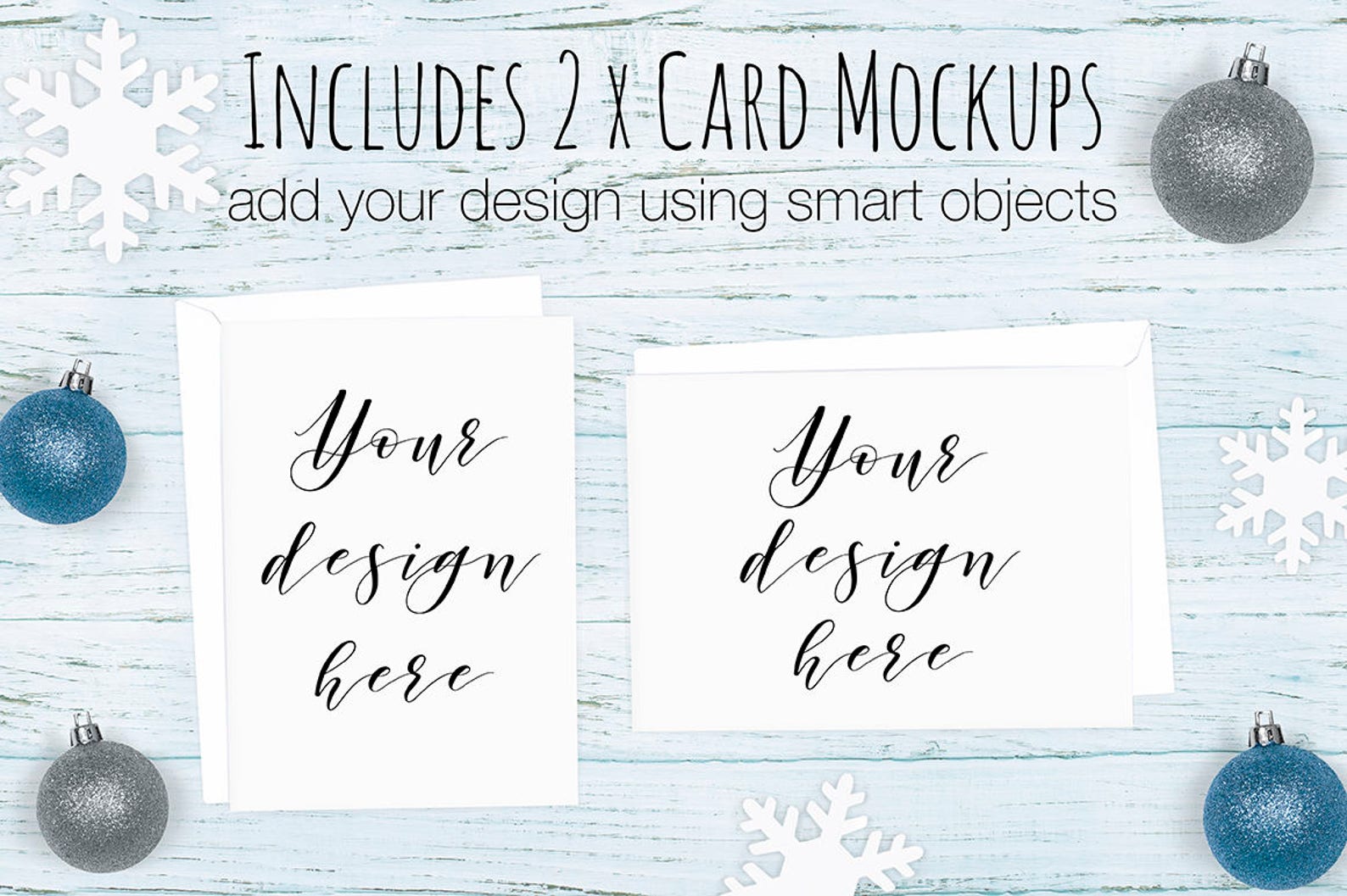 Christmas Scene Creator, Winter Movable Mockup, Christmas Mockup ...
