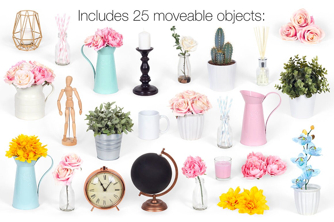 Frame Mockup Creator, Moveable Object Scene (PSD File) - Etsy
