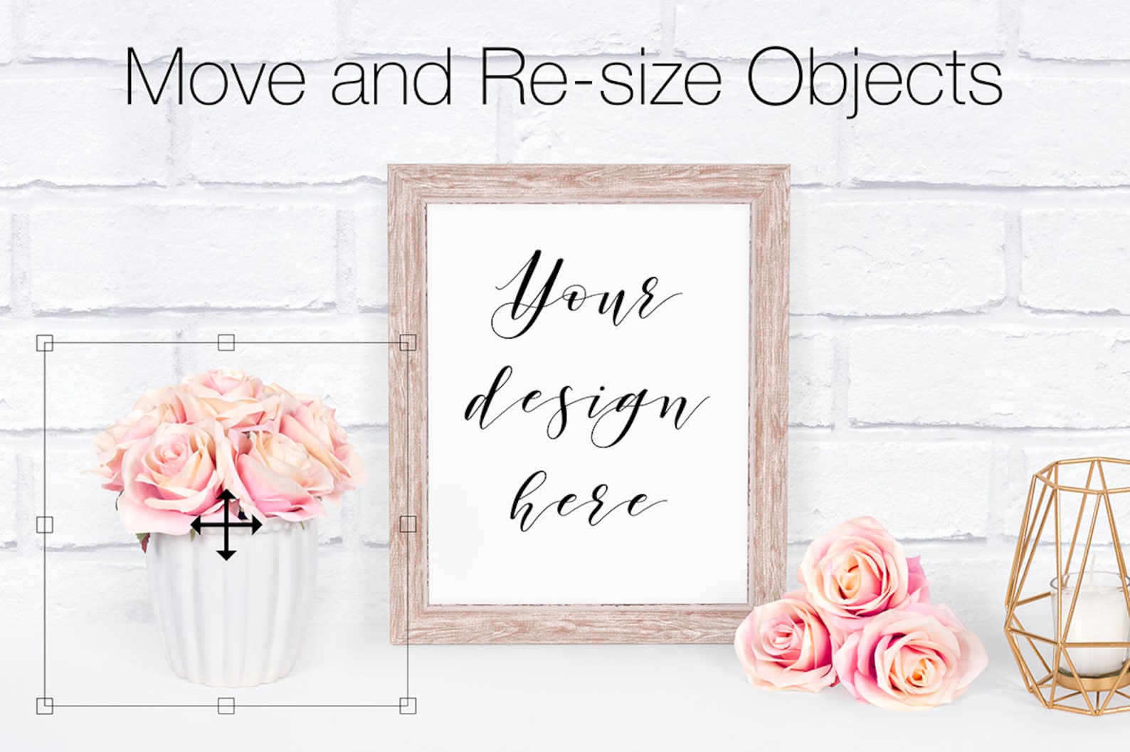 Frame Mockup Creator, Moveable Object Scene (PSD File) - Etsy