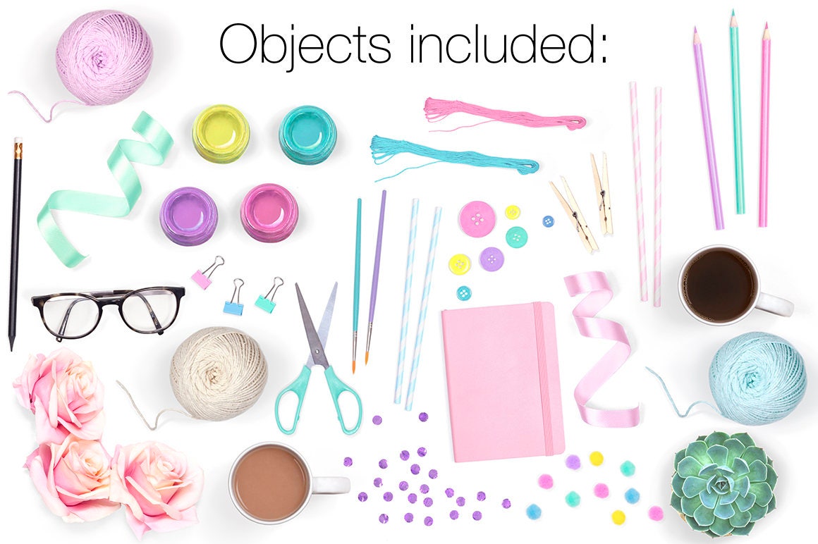 Crafty Scene Creator, Moveable Mockup, Arts and Crafts Props, Flay Lay ...