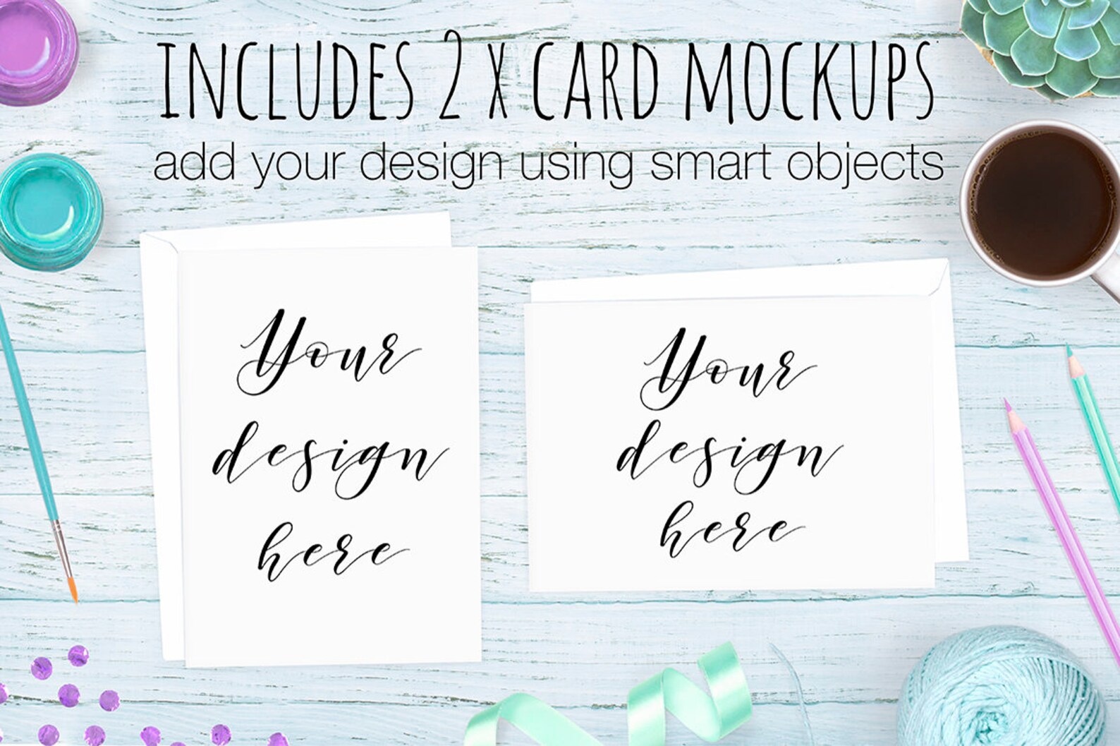 Crafty Scene Creator, Moveable Mockup, Arts and Crafts Props, Flay Lay ...