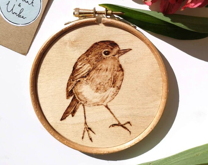 Handmade Pyrography Gifts on Wood and Paper by SplintandUmber