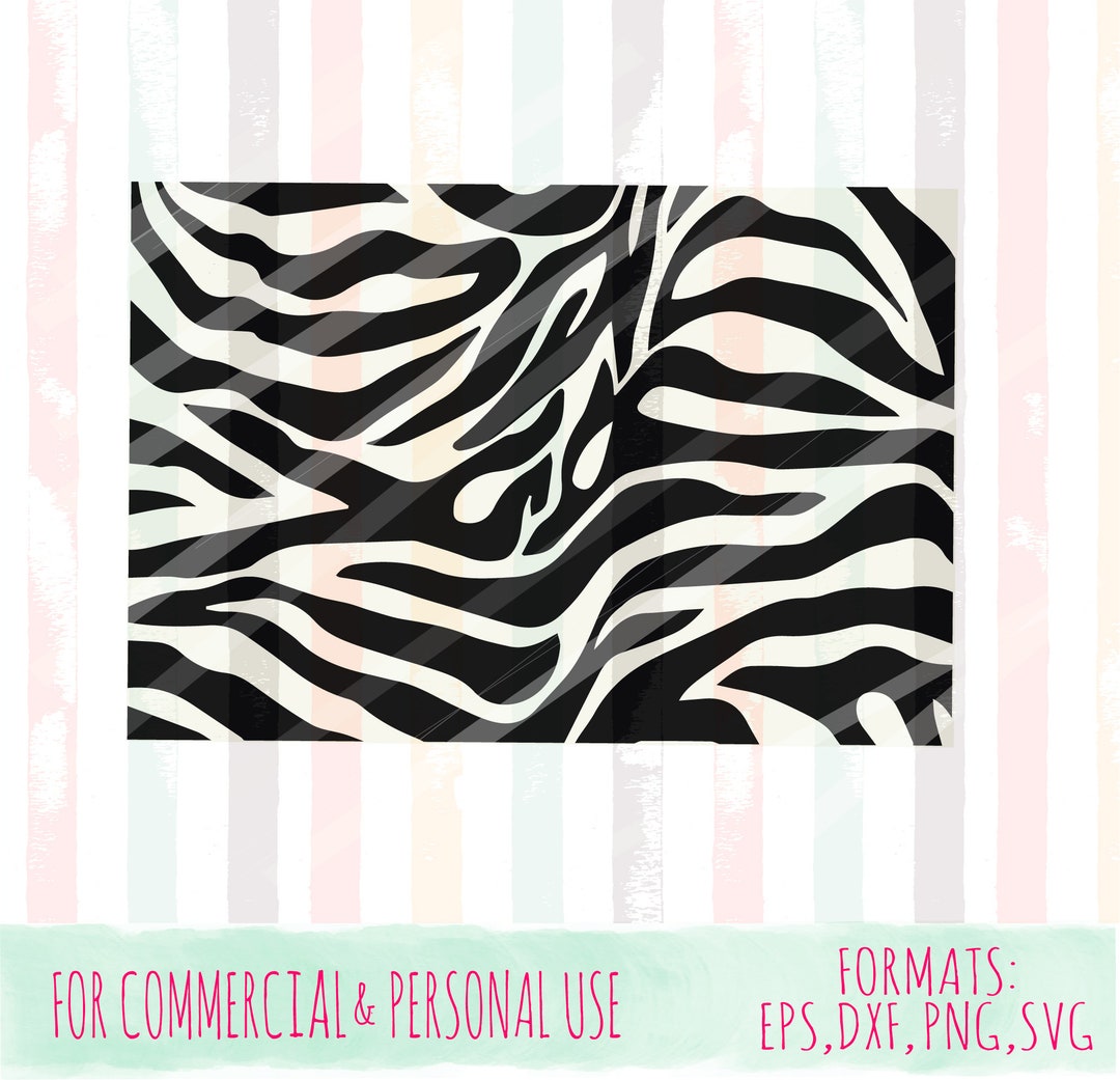 Zebra Pattern SVG| Layered|zebra Stripes| Svg,png,eps,dxf|commercial ...