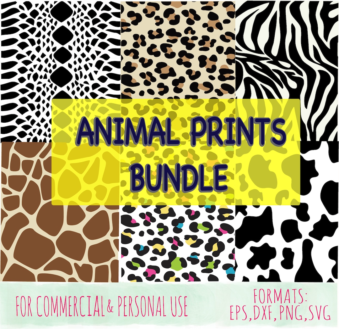 Animal Patterns Svg|animal Prints Svg| Svg,png,eps,dxf|commercial and ...
