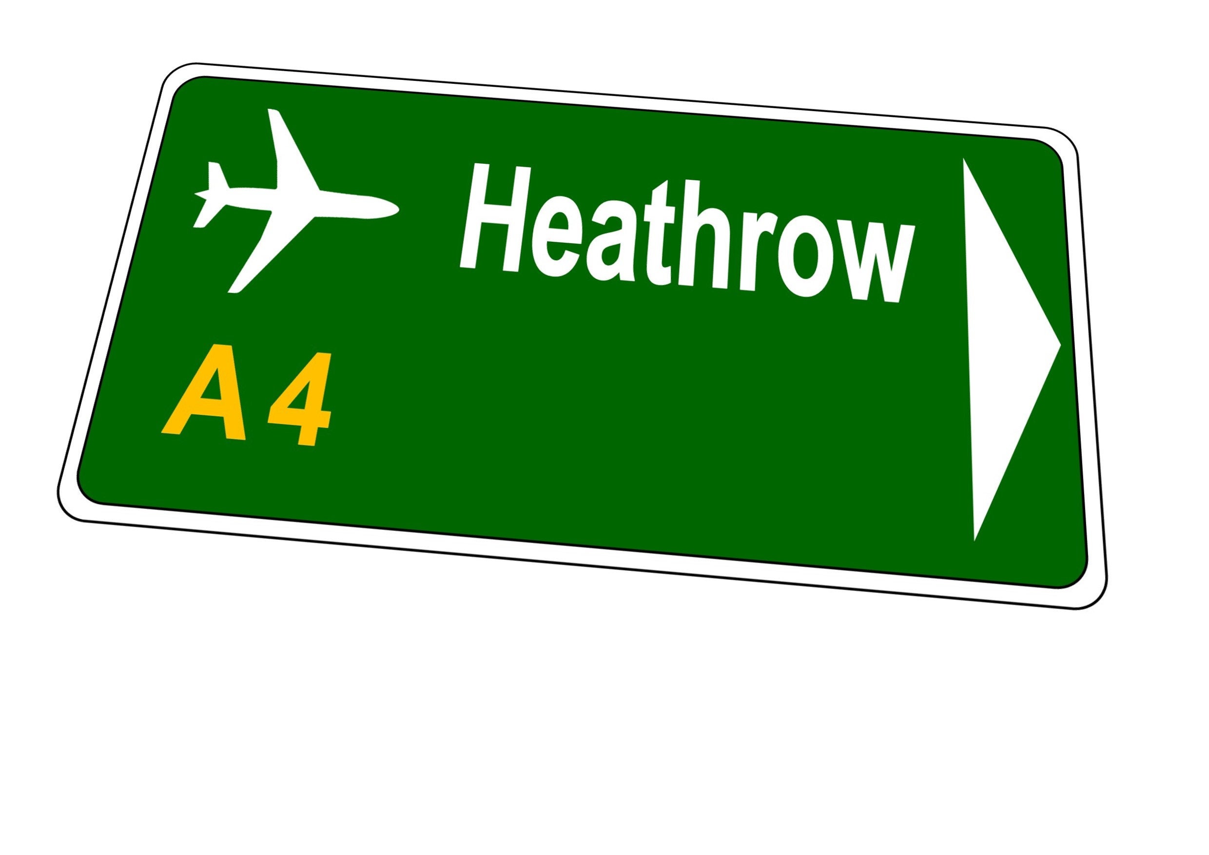 Airport Sign Gatwick Heathrow Majorca Las Vegas Airport Signs Novelty ...