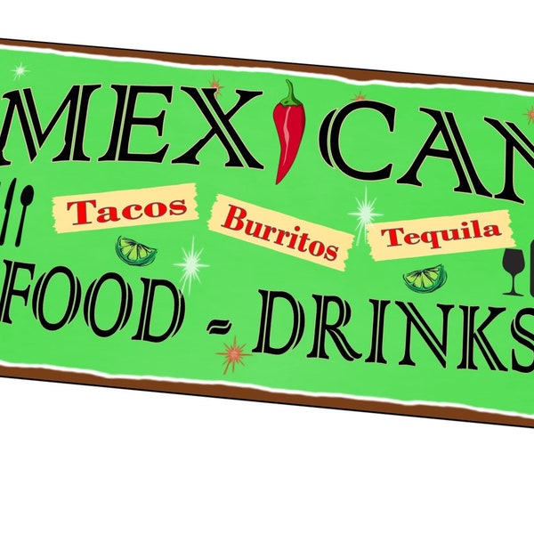 Mexican Restaurant Sign - Etsy