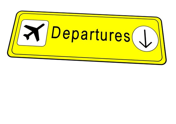 Airport Signs Clipart