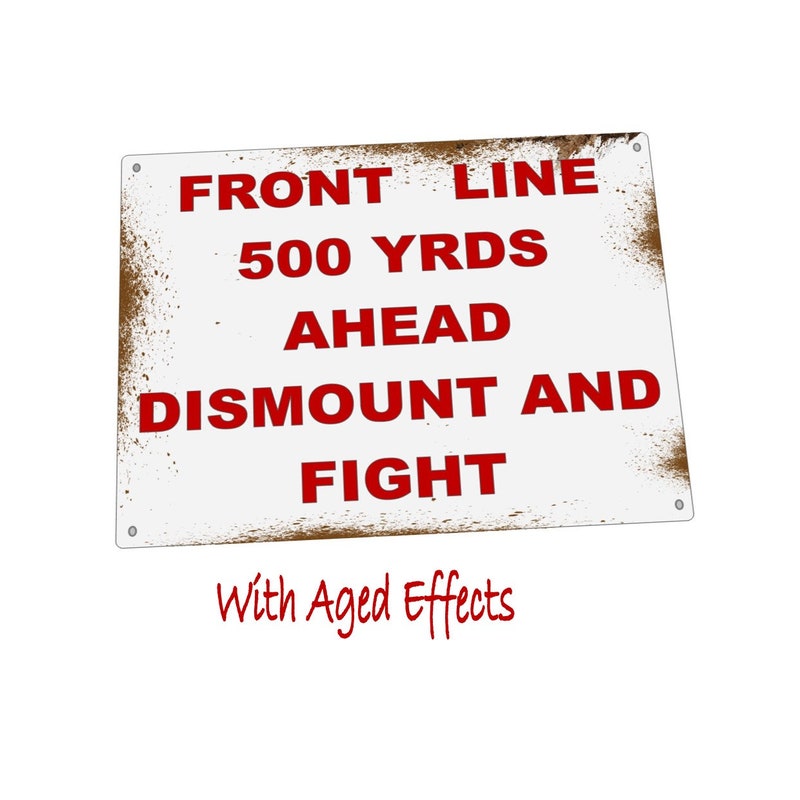 Funny Military Sign - Etsy