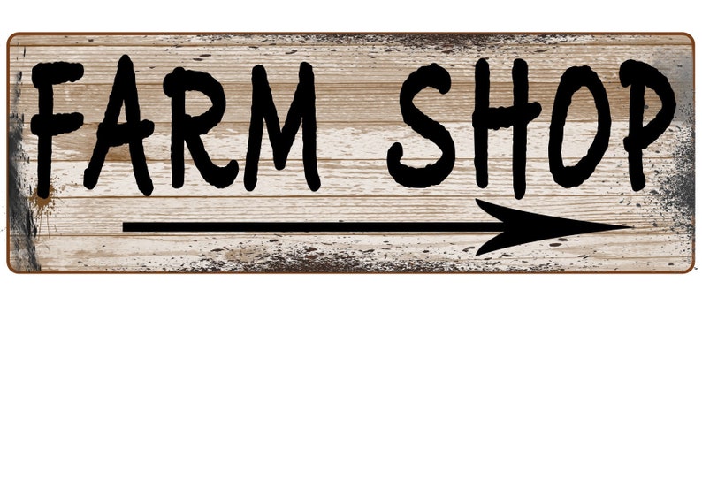 Rustic Farm Shop Sign Farm Sign Farmers Market Sign Farm - Etsy