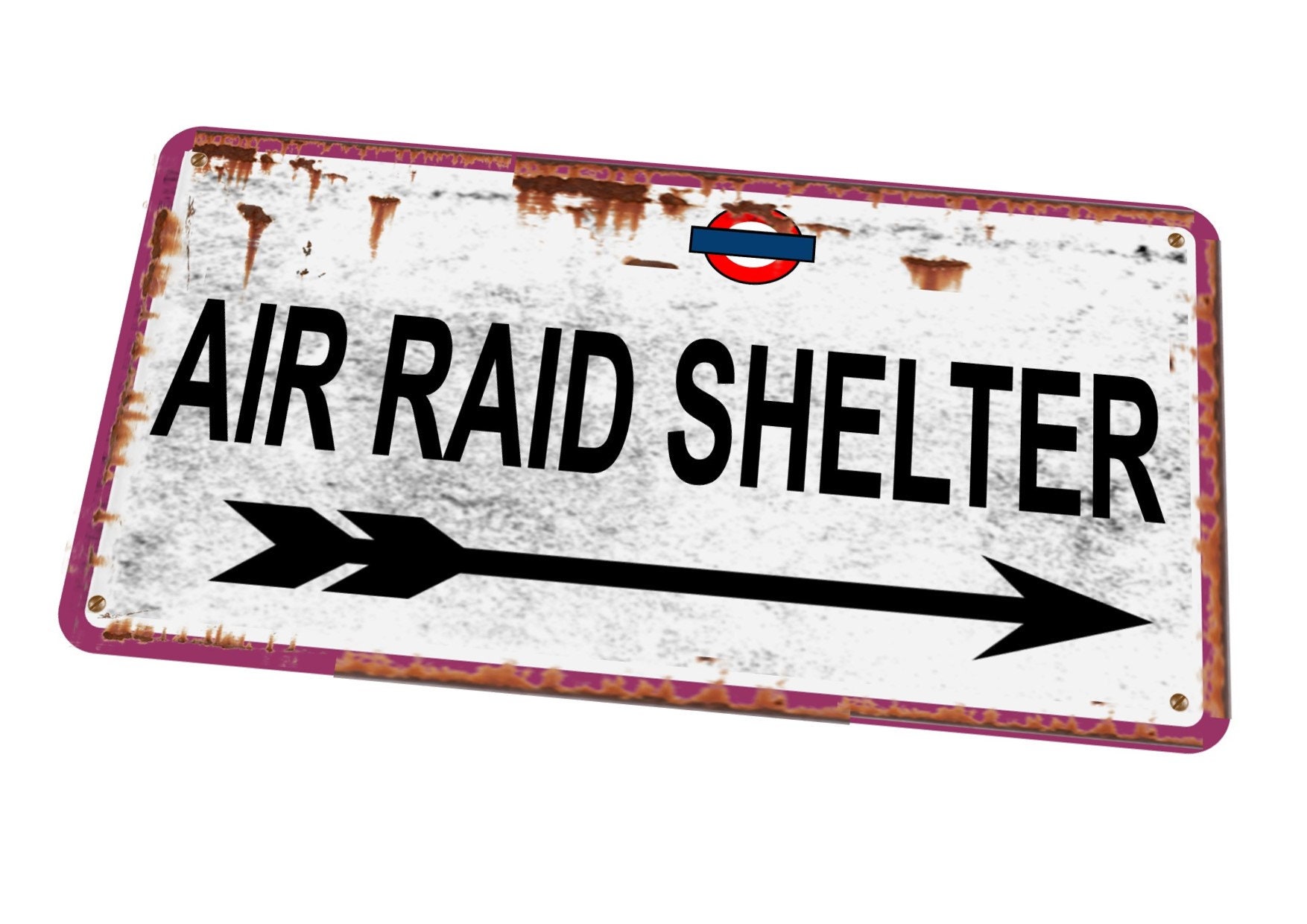 Air Raid Shelter WW2 Sign Reproduction Historic War Sign Military ...