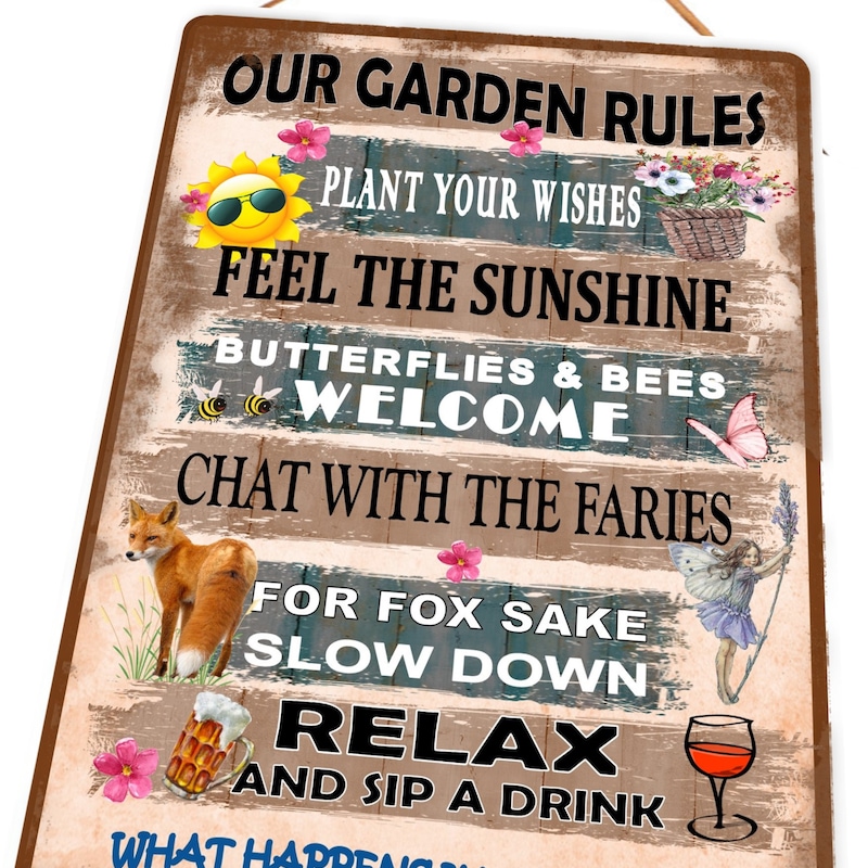 Funny Garden Signs - Etsy