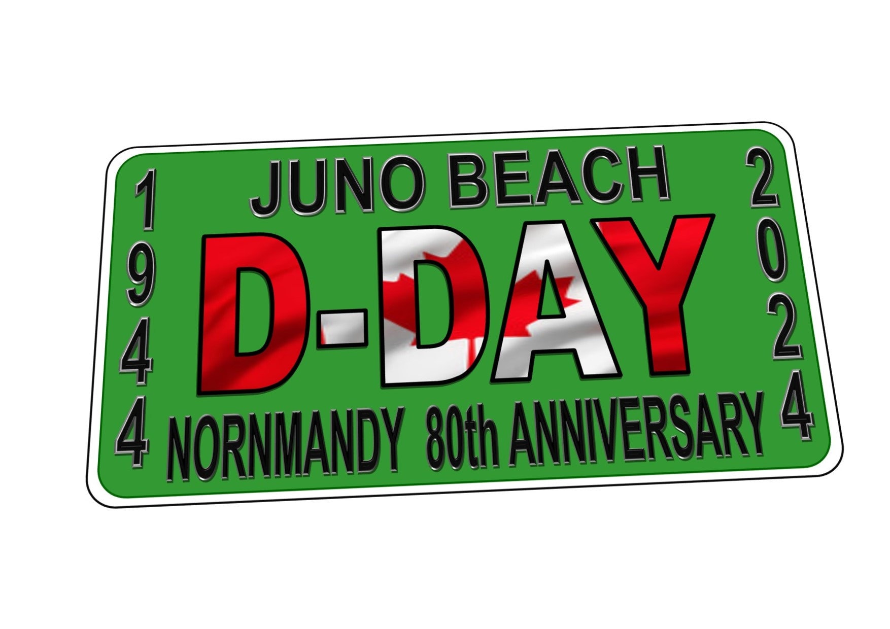 D-day Normandy Landings Anniversary Metal Wall Plaque Signs, Normandy ...
