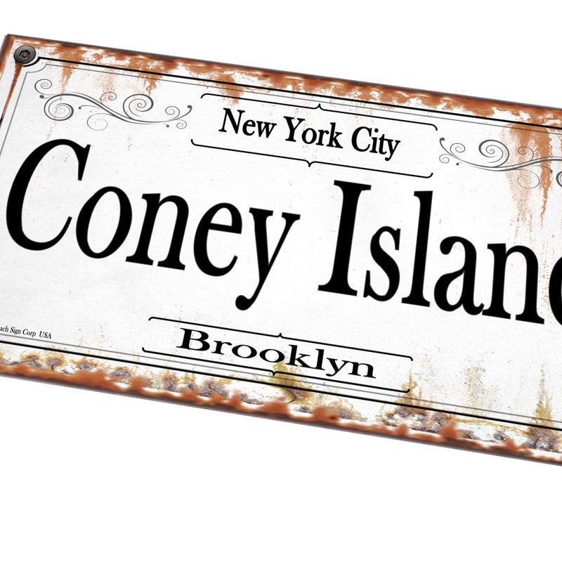 Coney Island Signs - Etsy