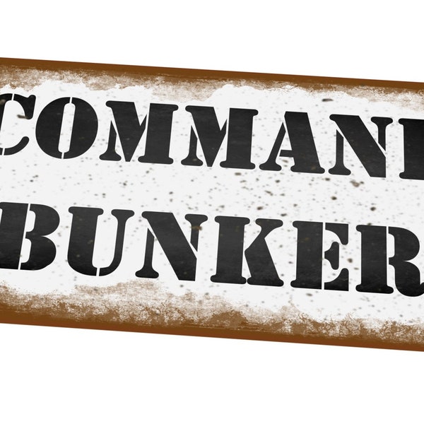 Bunker Sign - Etsy