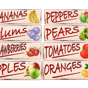 Fresh Fruit & Vegetables Farm Shop Greengrocers Metal Sign With Aged ...