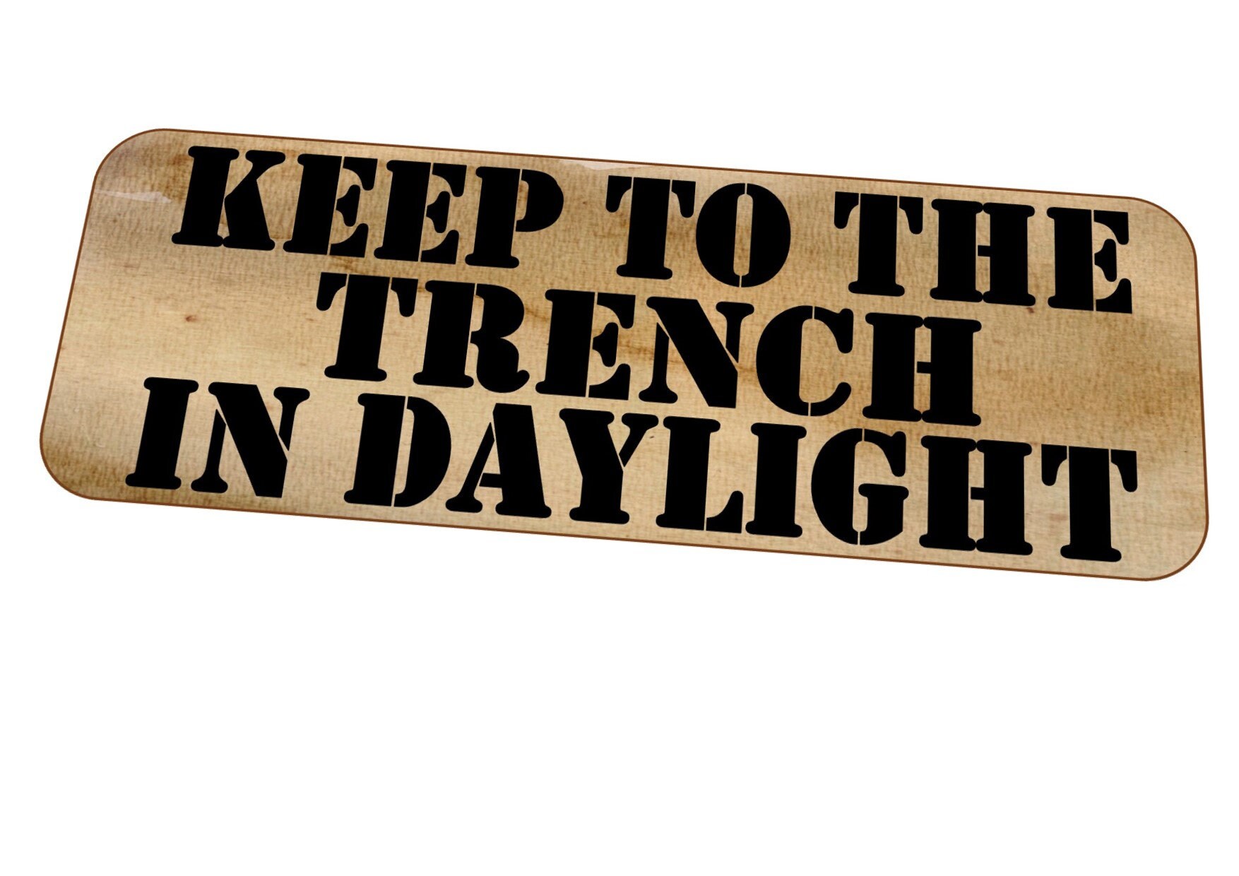 WW2 Trench Sign Battlefield Trench Signs Military Battle Signs Front ...