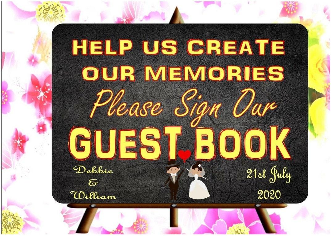 Wedding Day Photo Booth Sign Wedding Welcome Sign Personalised Wedding ...