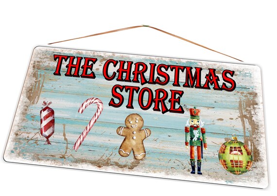 Christmas Store Sign