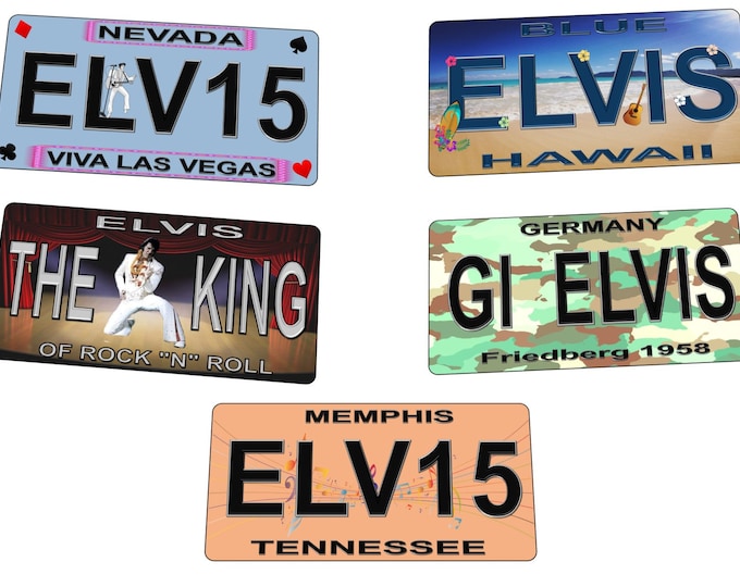 Biker Elvis Metal Sign - Etsy