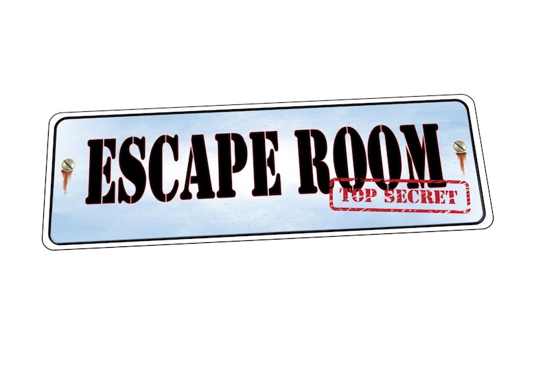 Escape Room Signs Retro Escape Room Sign Games Escape Room - Etsy