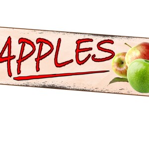 Fresh Fruit Sign Farmers Market Fruit Signs Strawberries, Apples, Plums ...