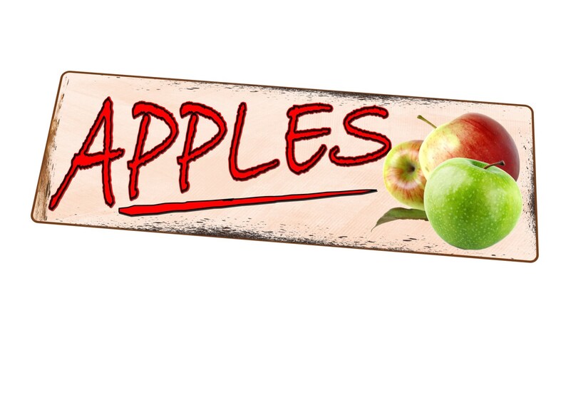 Fresh Fruit Sign Farmers Market Fruit Signs Strawberries - Etsy