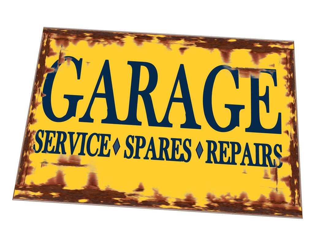 Vintage Garage Sign, Car Parts Sign, Auto Jumble Garage Sign, Novelty ...