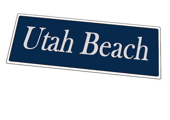 Utah Beach Sign WW2 Reproduction Metal Sign Vintage Style WW2 - Etsy