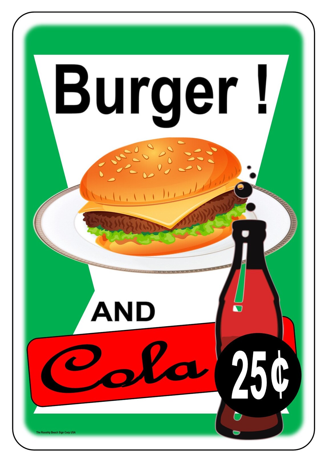 Retro Diner Sign American Diner 1950s Sign Café Sign Vintage Retro ...