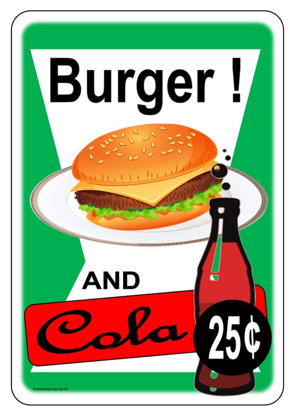 Retro Diner Sign American Diner 1950s Sign Café Sign Vintage - Etsy