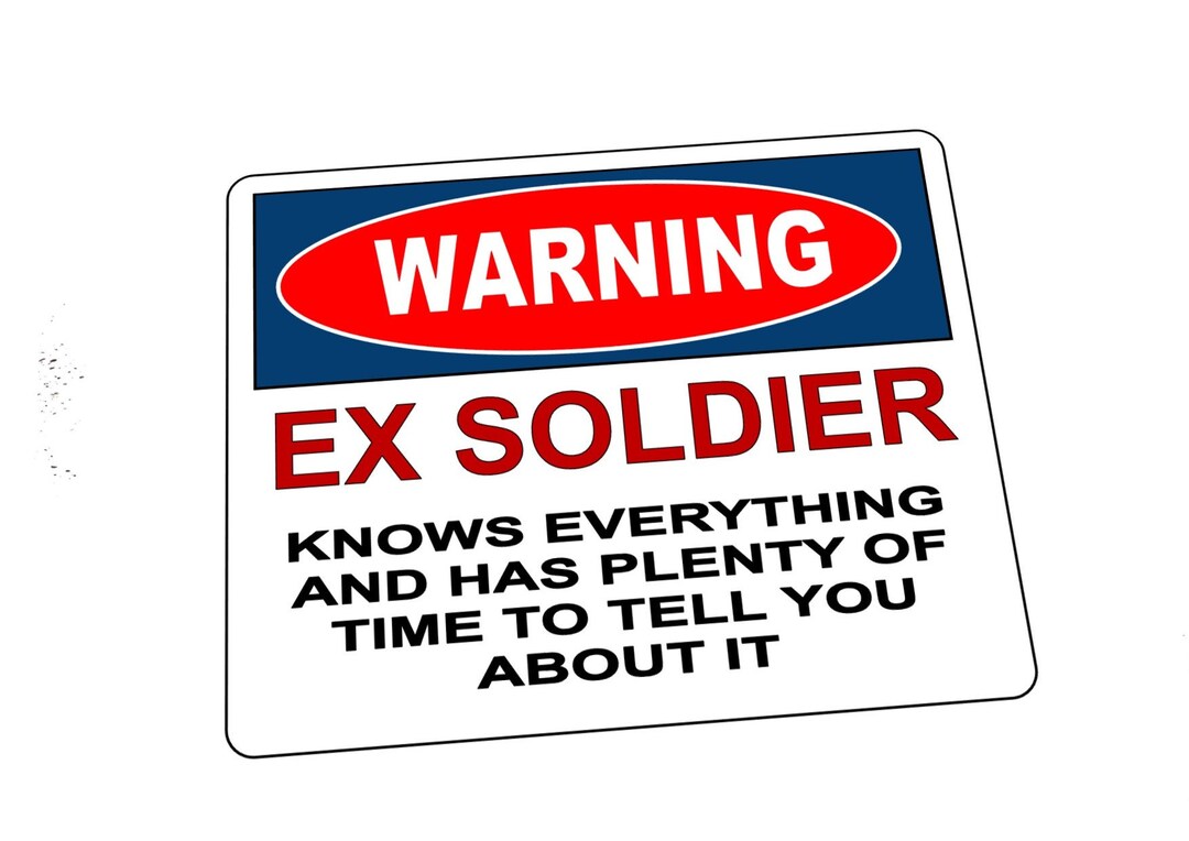 Military Mancave Metal Sign Sergeant Major Sign Novelty Military Sign ...