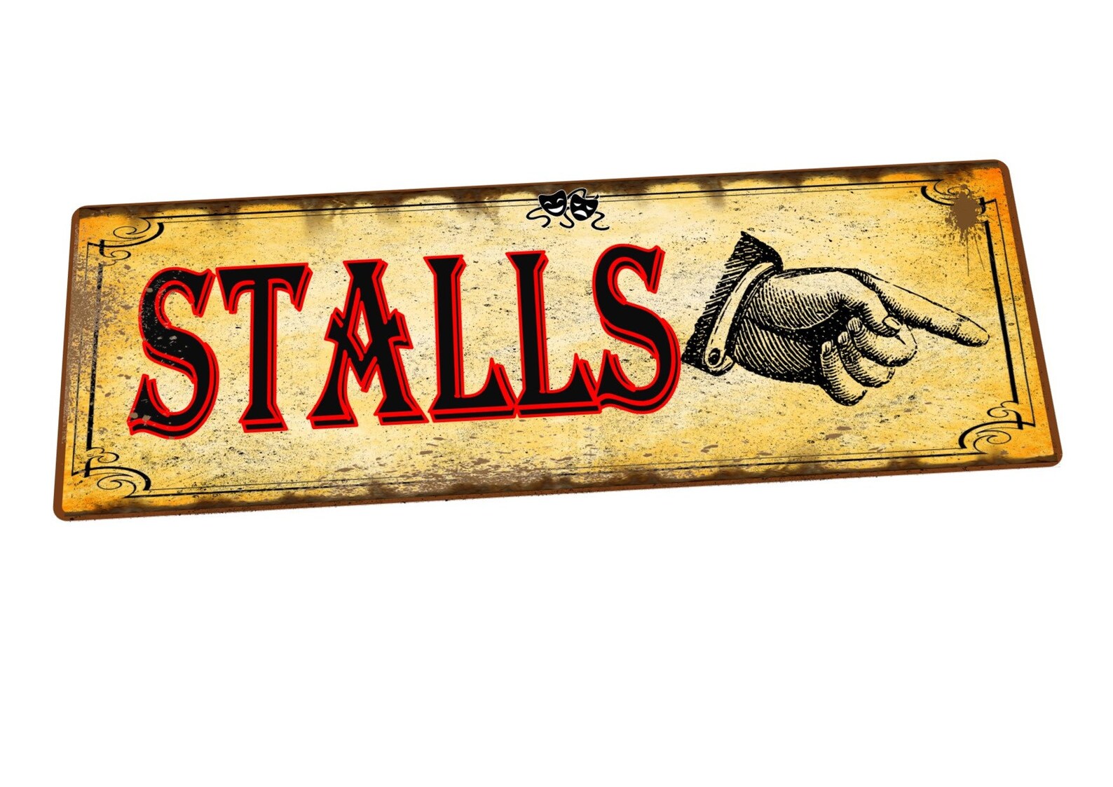 Vintage Theatre Signs Reproduction Vintage Style Theatre Box Office ...