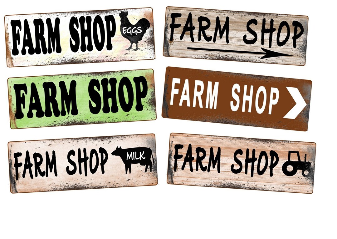 Farm Shop Sign Farm Sign Farmers Market Sign Farm Produce Sign Farm ...