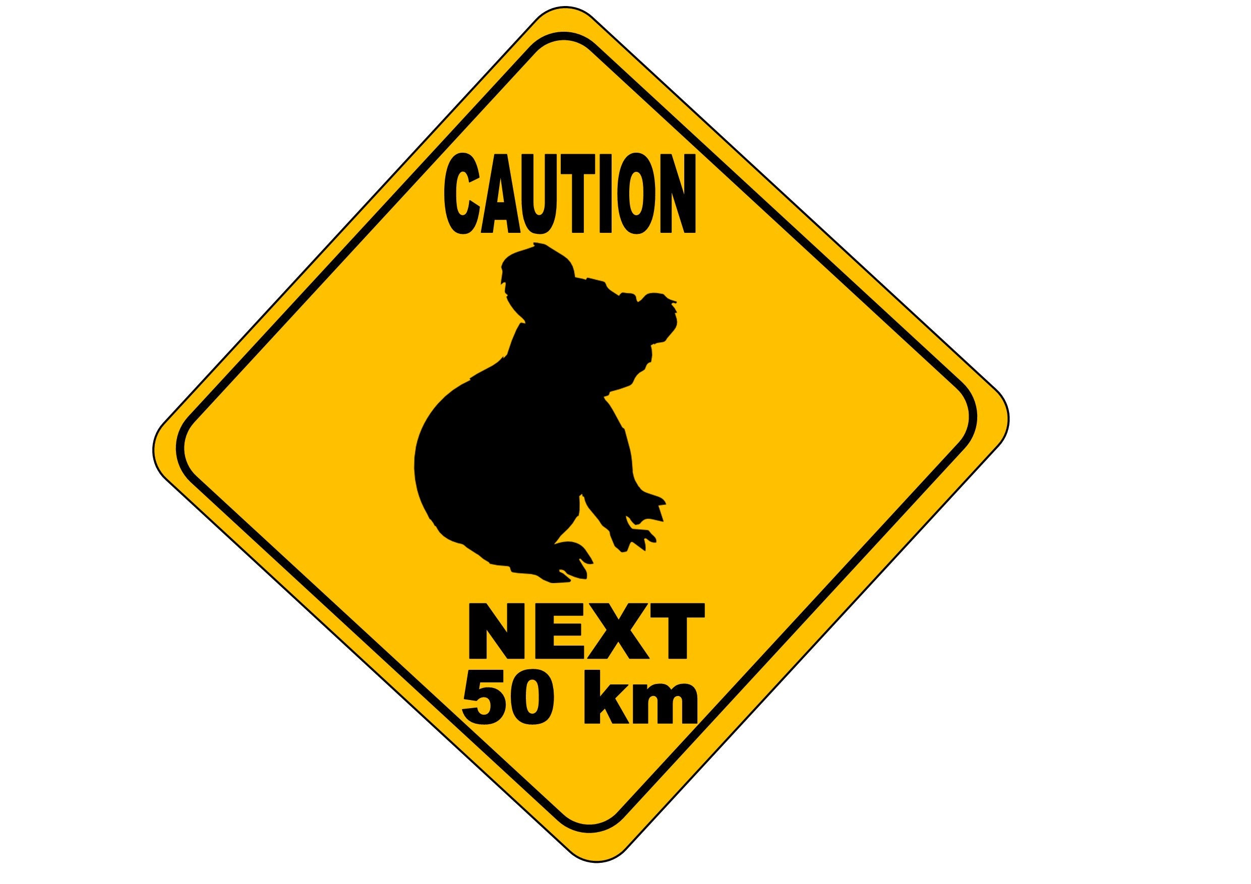 Australian Road Signs Fun Novelty Aussie Road Sign Kangaroo - Etsy