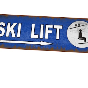 Ski Skiing Signs Vintage Ski Resort Signs Skiing Signs Ski Lift Signs ...