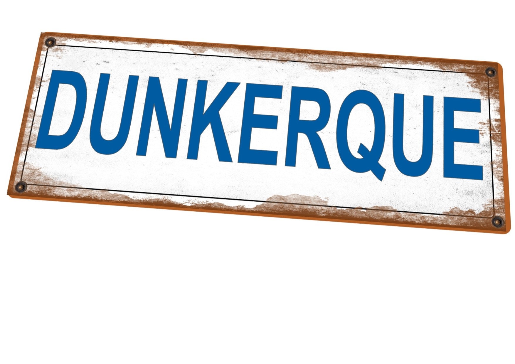 Dunkerque Sign WW2 Reproduction Metal Sign Vintage Style WW2 Army Sign ...