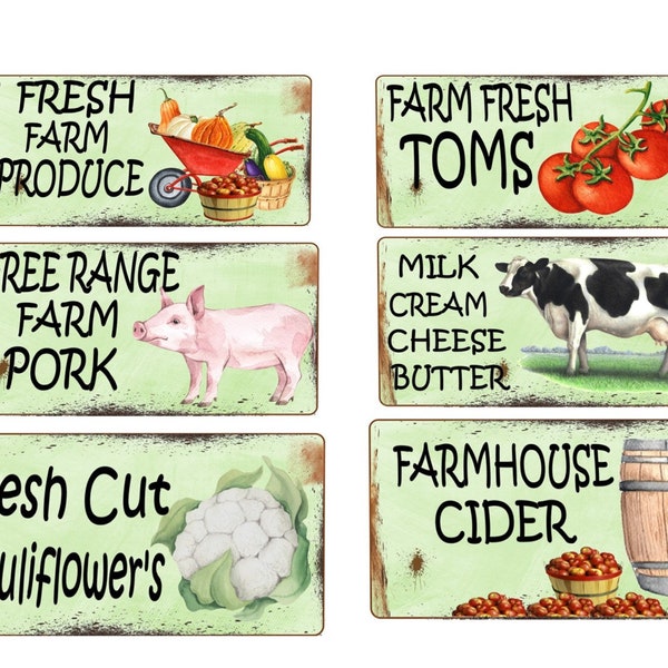 Produce Sign - Etsy UK