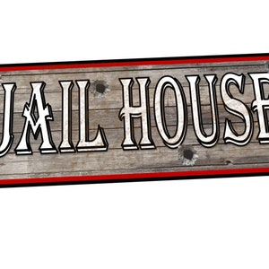 Cowboy Western Town Signs, Hotel, Jail, Bunkhouse Signs, Wild West Town ...