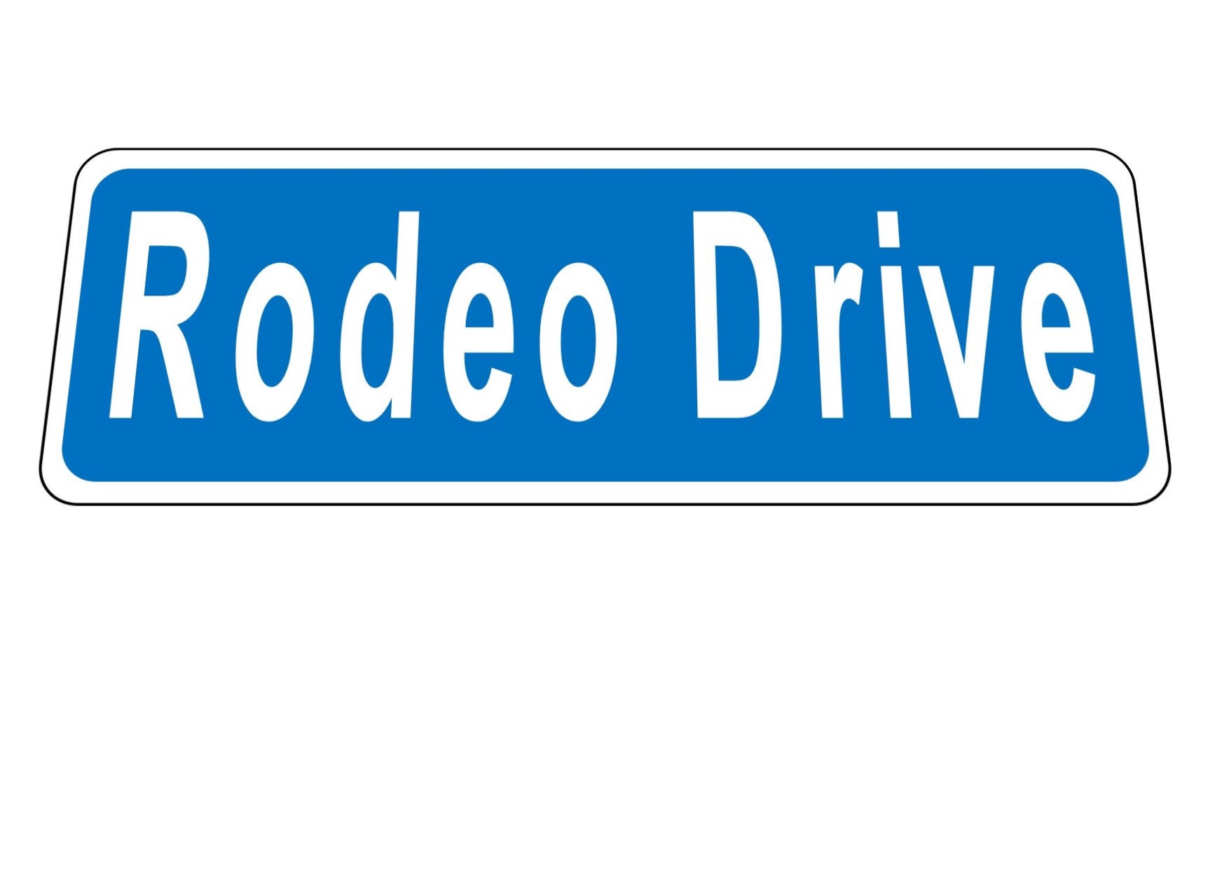 Los Angeles Street Signs Hollywood Rodeo Drive Reproduction - Etsy