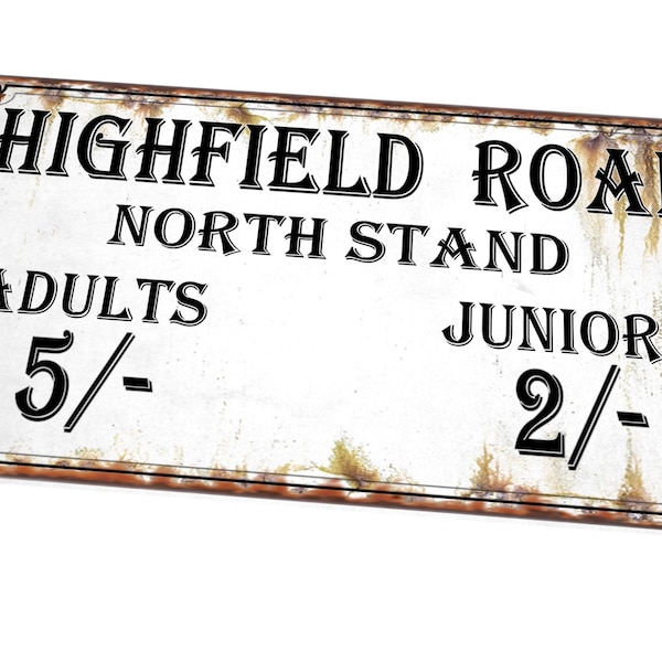 Highfield Road Sign - Etsy