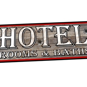 Cowboy Western Town Signs, Hotel, Jail, Bunkhouse Signs, Wild West Town ...