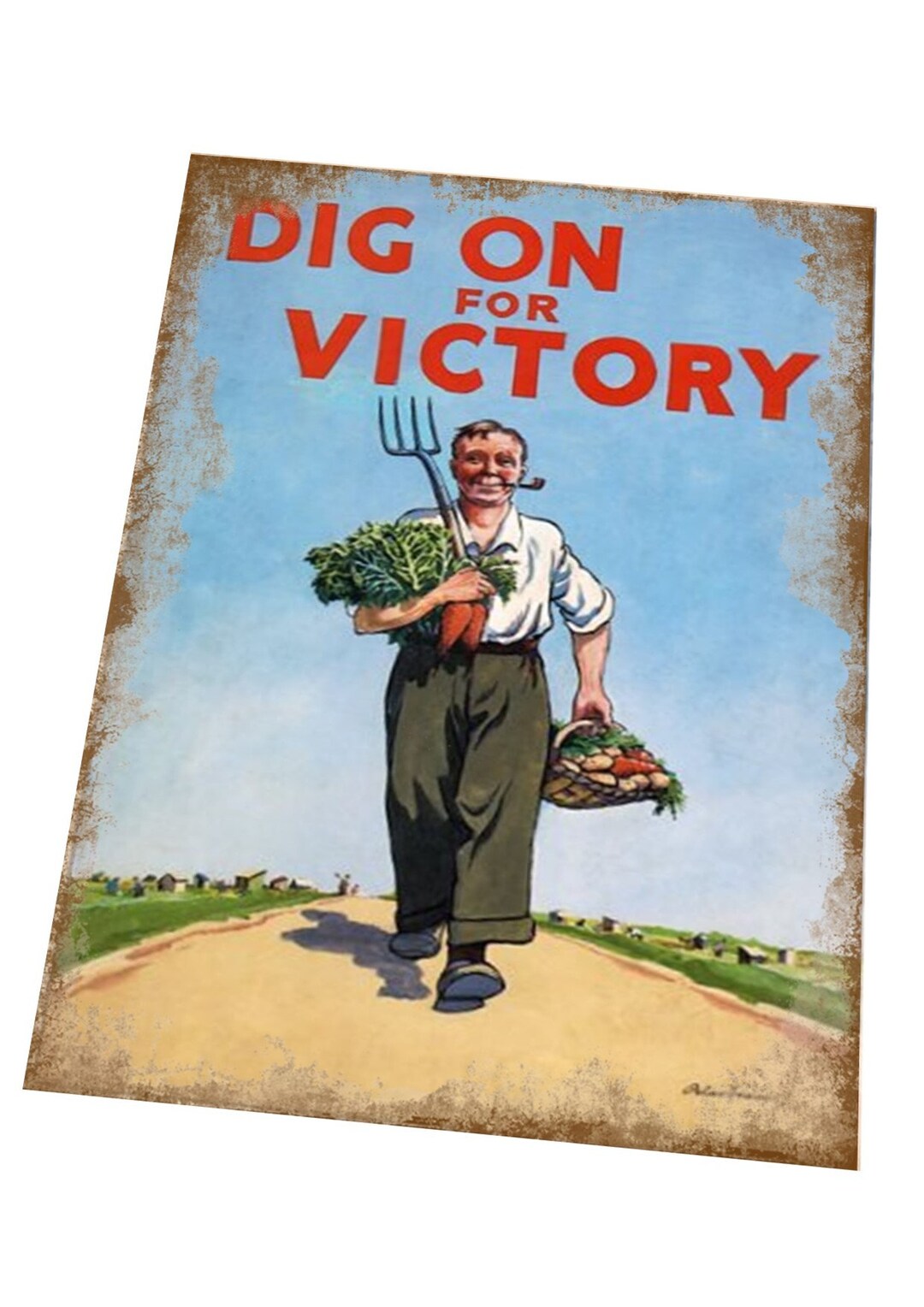 Retro WW2 Sign Vintage War Sign Reproduction Sign World War 2 1940s ...